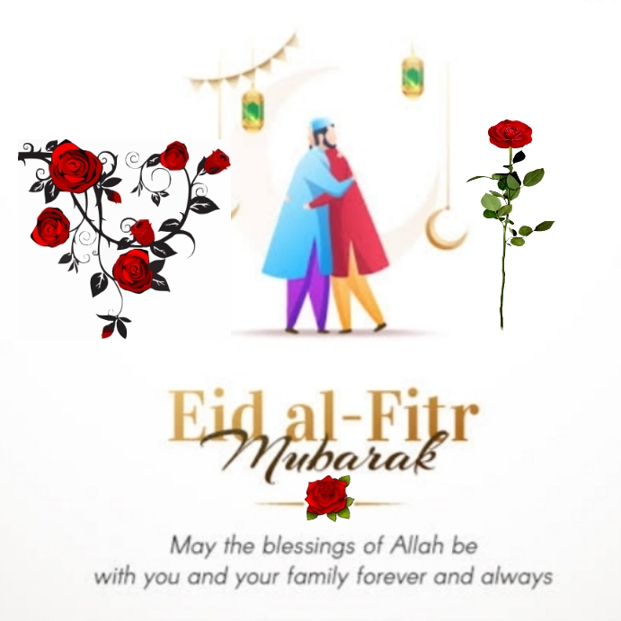 Eid card Template | PosterMyWall