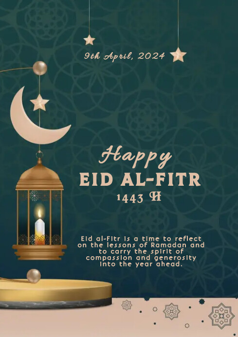 Eid celebration Template | PosterMyWall