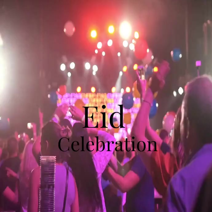 Eid celebration video tampelte Template | PosterMyWall