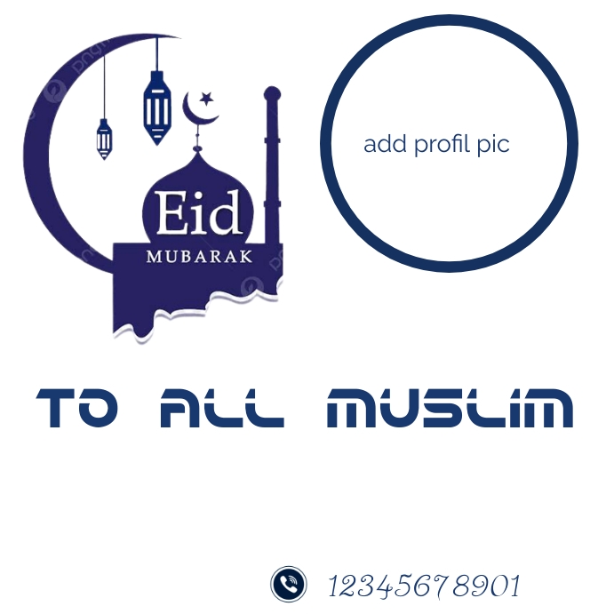 Eid Template | PosterMyWall