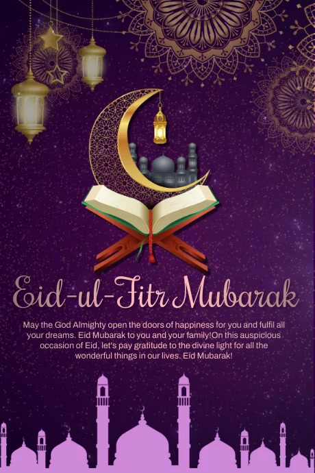 Eid Template | PosterMyWall
