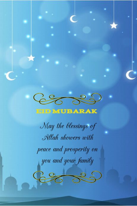 EID Template | PosterMyWall