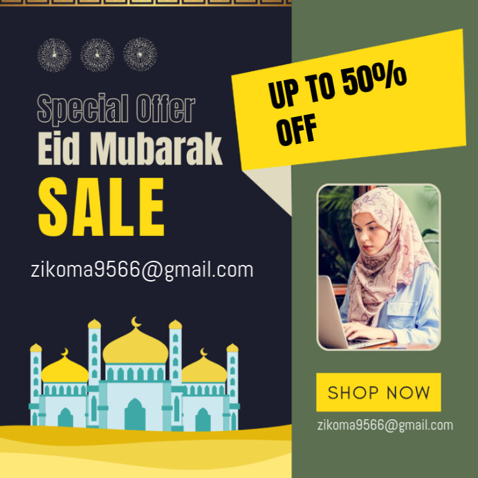 Eid discount Template | PosterMyWall