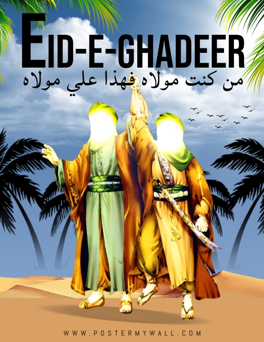 Eid-E-Ghadeer, Eid, Shia Template | PosterMyWall