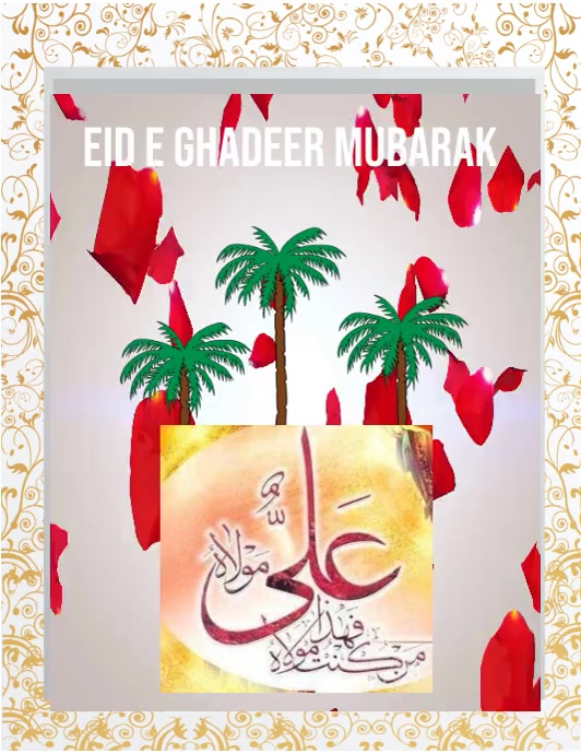 eid e Ghadeer mubarak Template | PosterMyWall