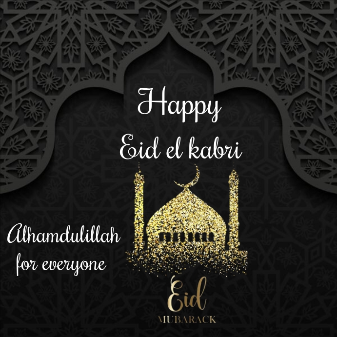 Eid El kabir Template | PosterMyWall