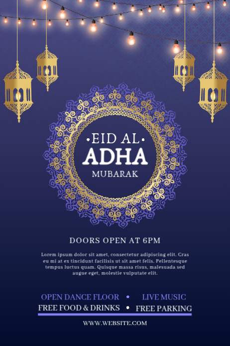 eid flyer Template | PosterMyWall