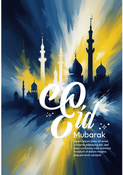 Eid Greeting Card Template | PosterMyWall