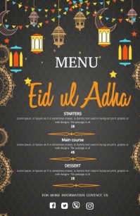 Plantilla de eid menu | PosterMyWall