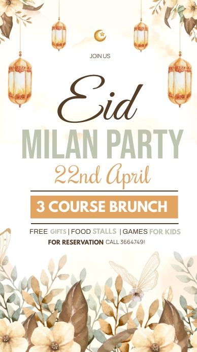 Copy of Eid Milan party | PosterMyWall