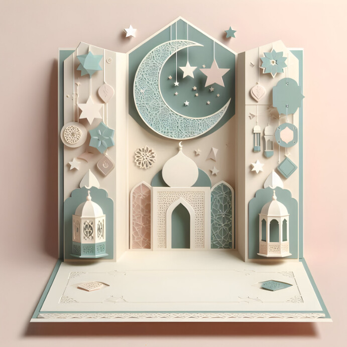 Eid Mubara Card Design Template | PosterMyWall