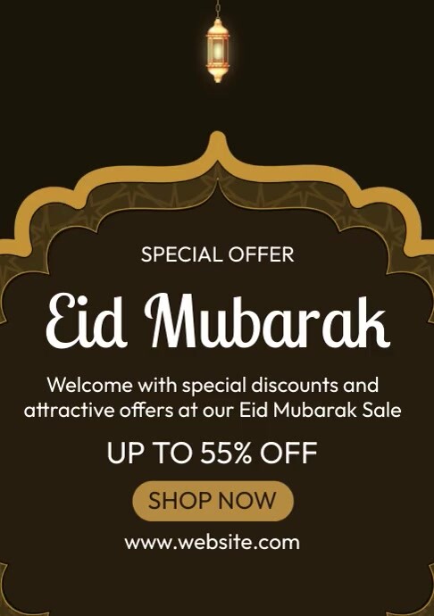 Eid Mubarak Ads Template | PosterMyWall