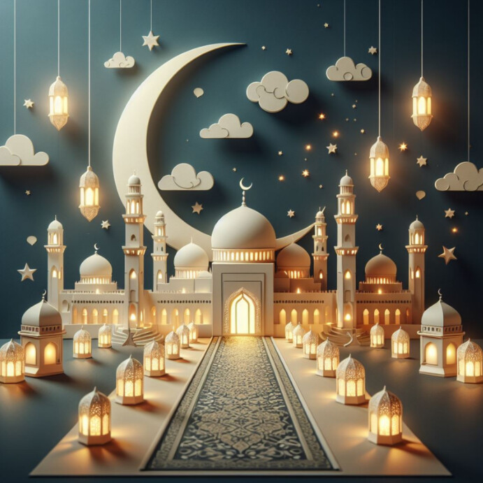 Eid Mubarak Alayna Wa Alaykum Template | PosterMyWall