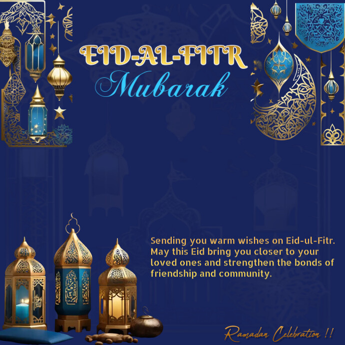 Copy of Eid fire Mubarak Celebration ( Eid-ul-fitr) wishes and ...