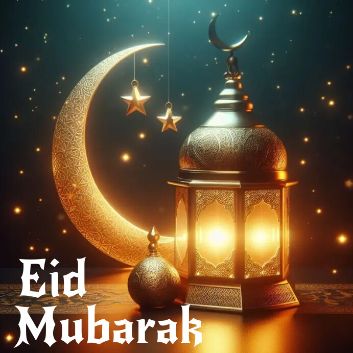 Eid Mubarak celebration greeting template | PosterMyWall