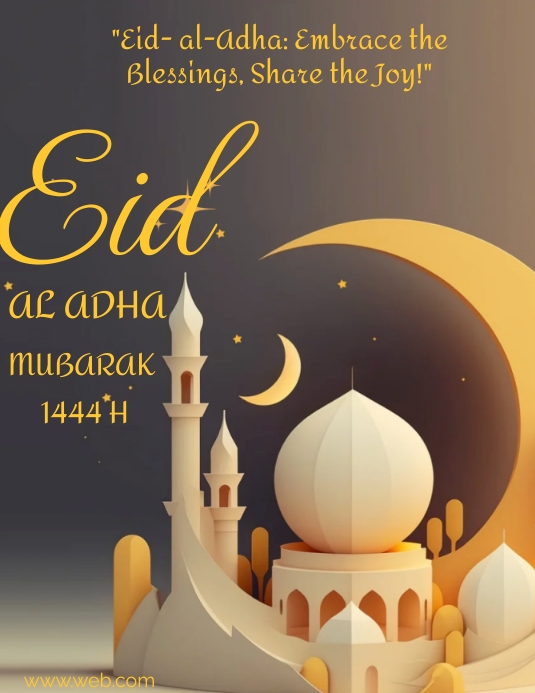 eid mubarak Template | PosterMyWall