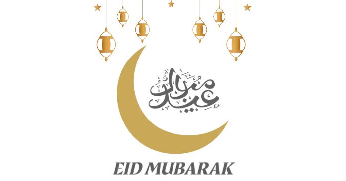 Plantilla de Facebook de Eid Mubarak | PosterMyWall