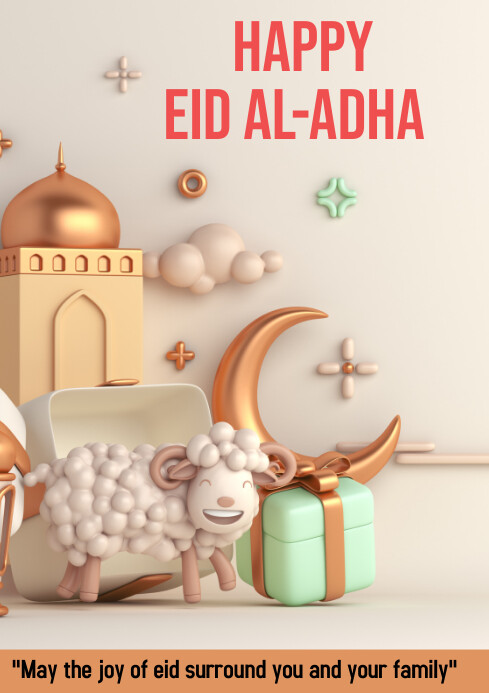 eid mubarak flyers Template | PosterMyWall