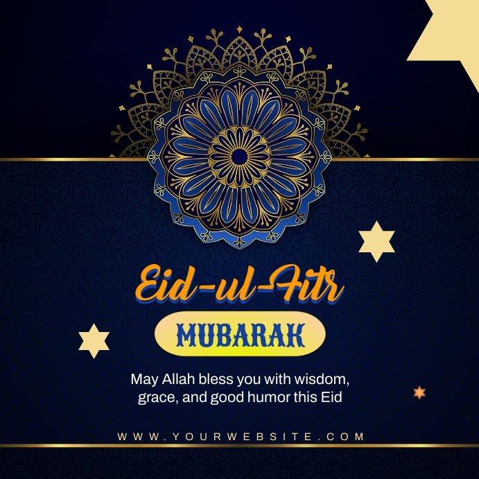 Eid Mubarak Instagram Post Template | PosterMyWall