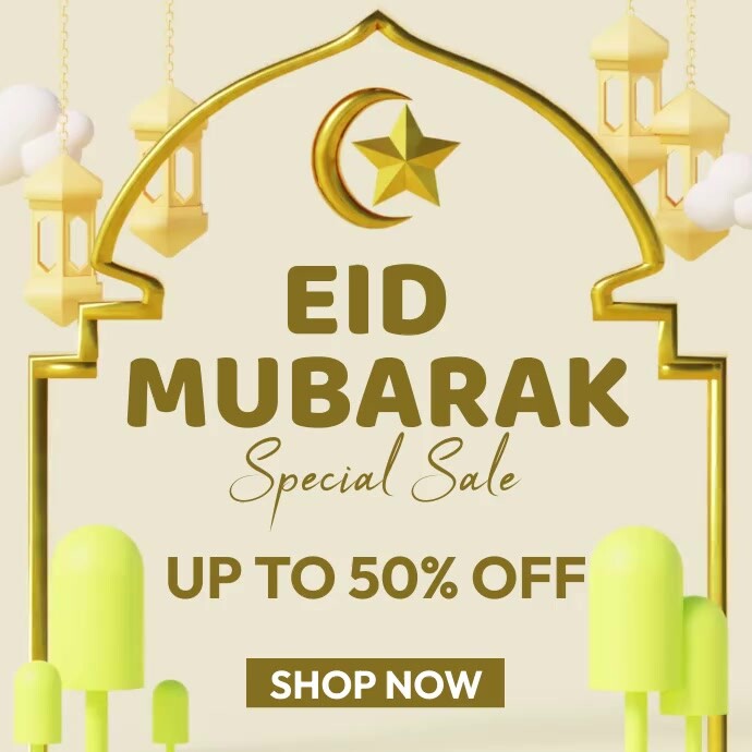 Eid Mubarak Special Sale Template | PosterMyWall