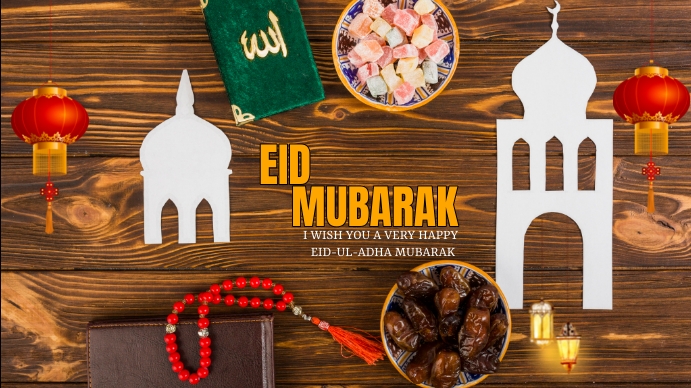 eid mubarak wish Template | PosterMyWall
