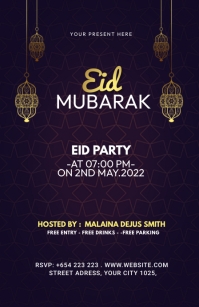 Eid Party Poster Template | PosterMyWall