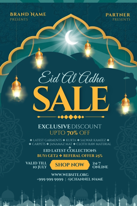 eid retail poster Template | PosterMyWall