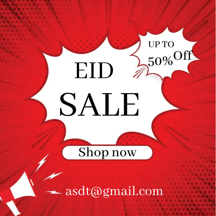 Eid sale Template | PosterMyWall