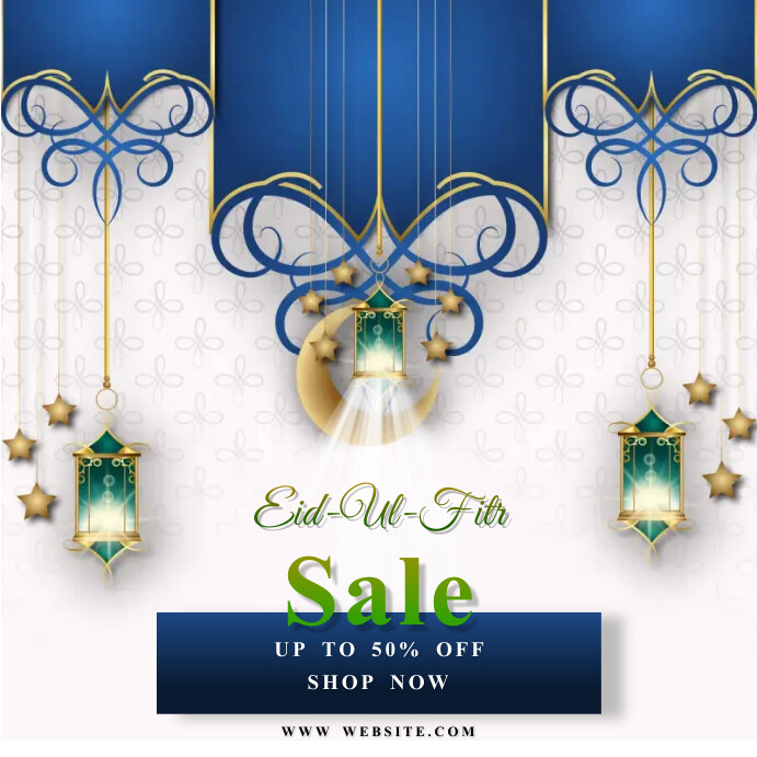 Eid sale offer card template | PosterMyWall