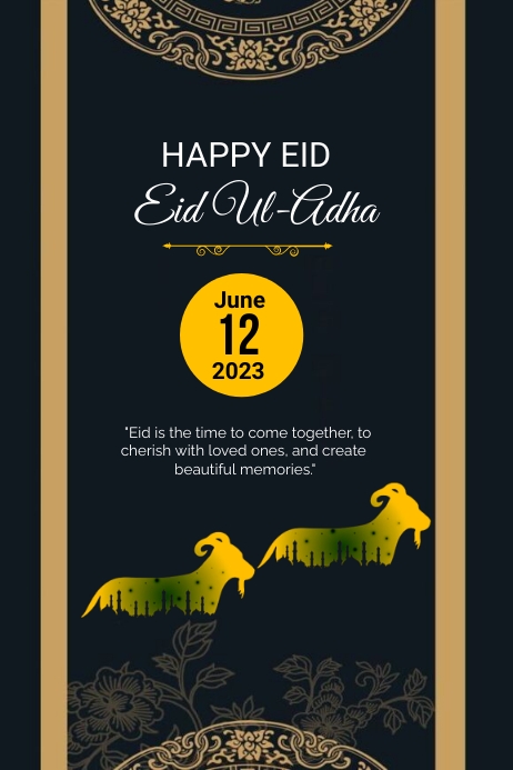 eid ul adha Template | PosterMyWall