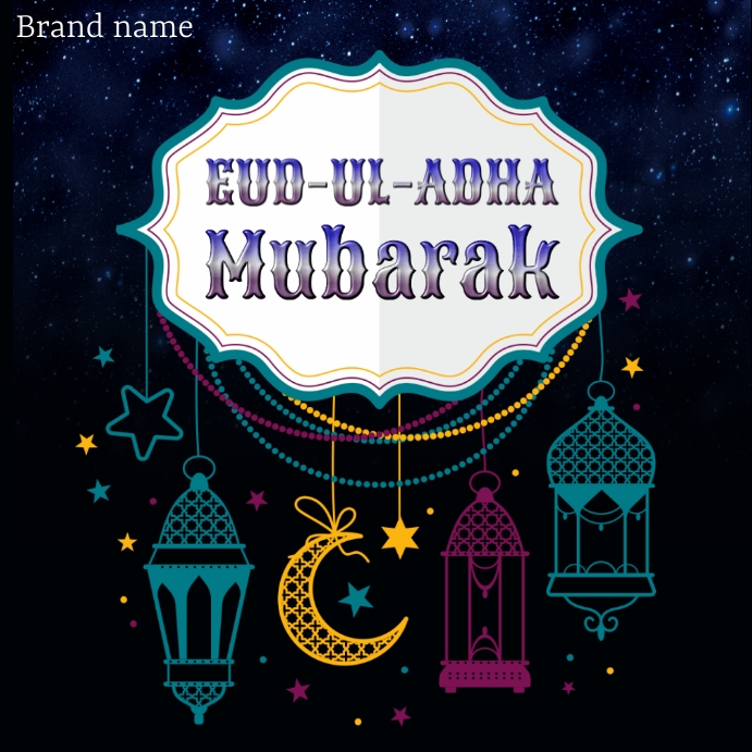 Eid-ul-adha Template | PosterMyWall