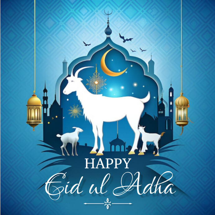 Eid ul adha instagram post Template | PosterMyWall