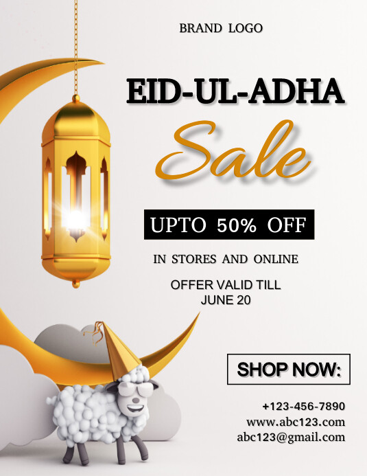 Eid ul adha sale Template | PosterMyWall