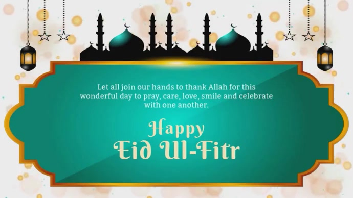 Plantilla de Eid Ul-fitr Celebration | PosterMyWall