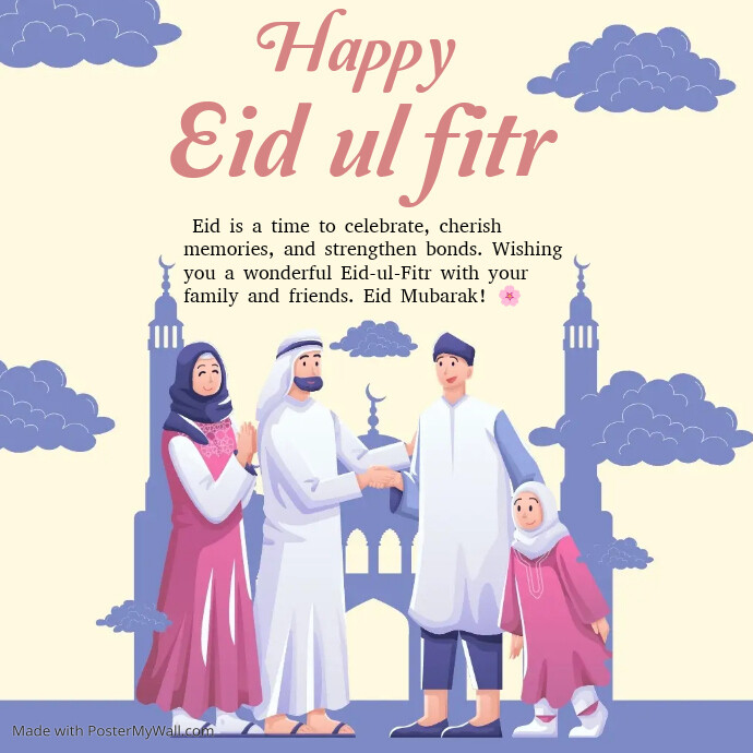 Eid UL fitr Template | PosterMyWall