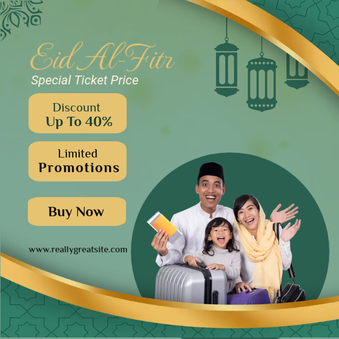 Eid-ul-Fitr Discount template | PosterMyWall