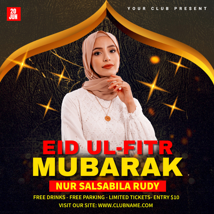 Eid ul Fitr flyer Template | PosterMyWall