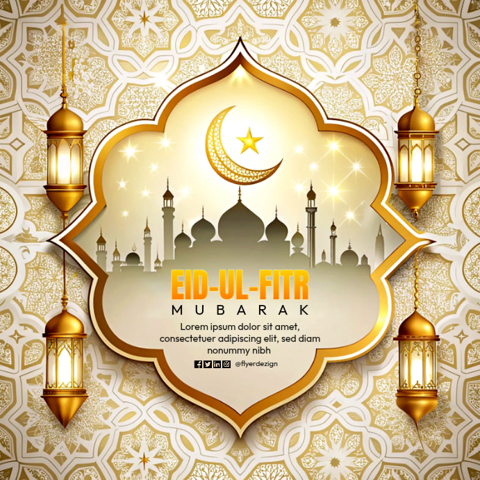 eid ul fitr template | PosterMyWall