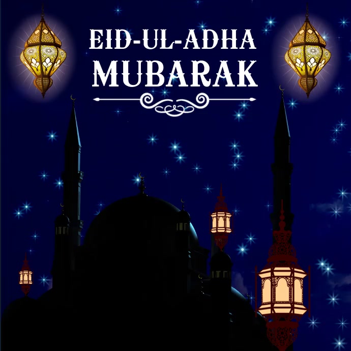 eid wish template | PosterMyWall