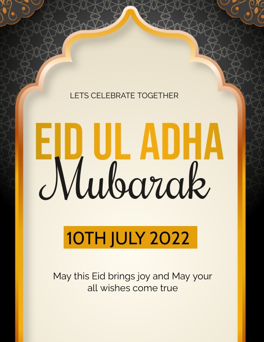 eid wish template | PosterMyWall