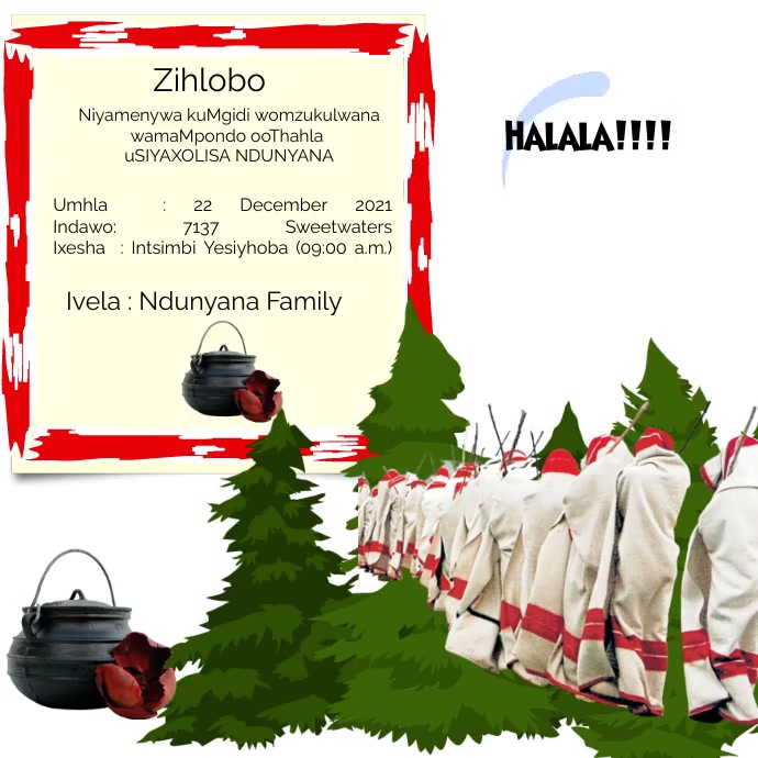 Ekasi Khona Video Template | PosterMyWall