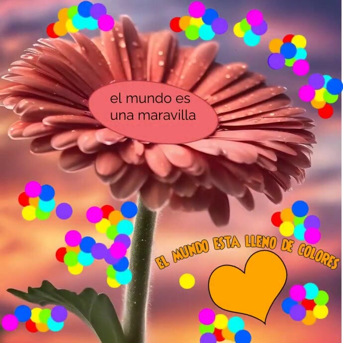 Plantilla de el mundo de color | PosterMyWall