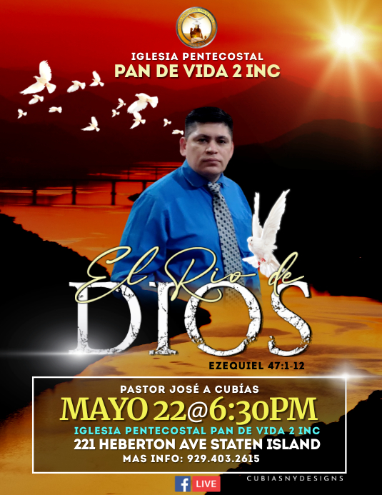 EL RIO DE DIOS Template | PosterMyWall