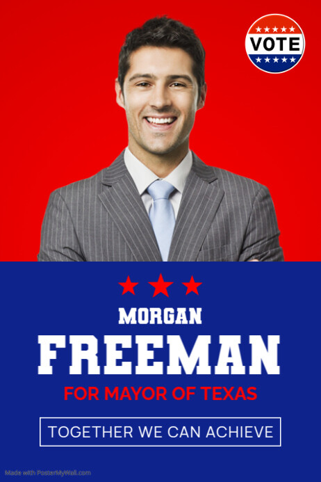 Copy of election and campaign poster | PosterMyWall