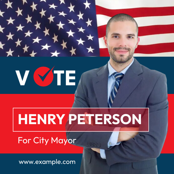 Election Campaign Ad Template | PosterMyWall