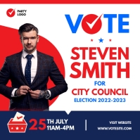 Election Campaign Ad Instagram Post Template | PosterMyWall