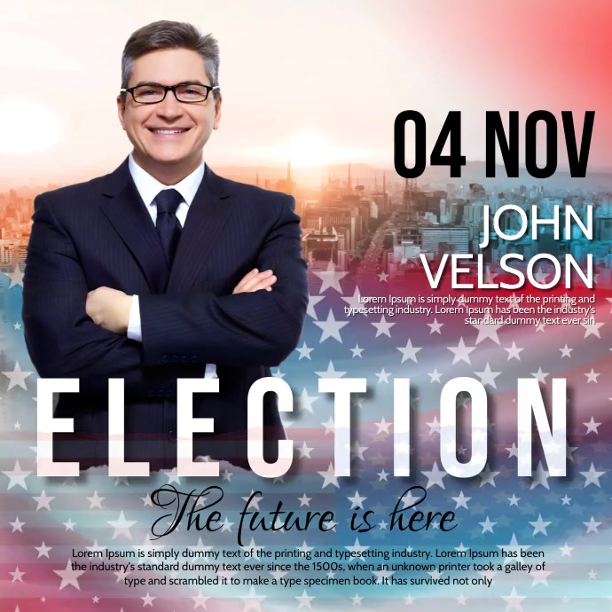 Election Campaign Template | PosterMyWall