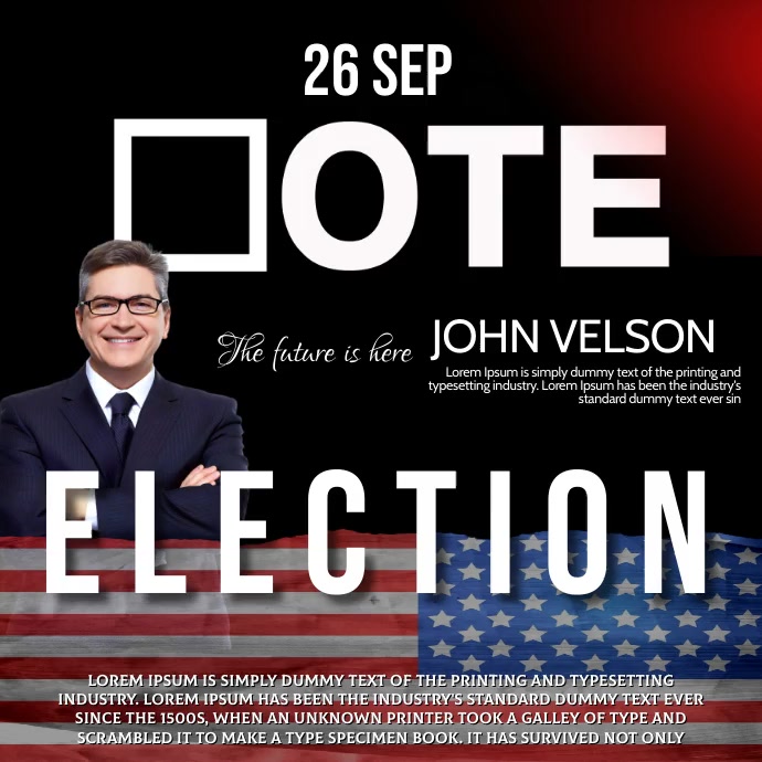 Election Campaign Template | PosterMyWall