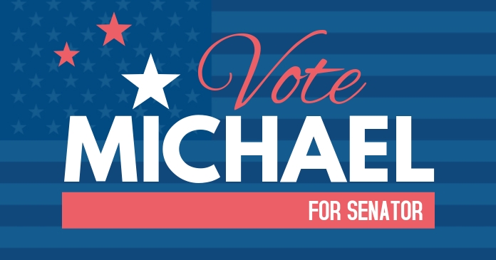 Election campaign facebook template | PosterMyWall