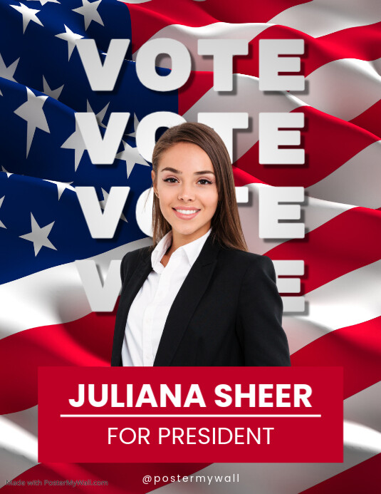 Election Campaign Flyer (us Letter) Template | PosterMyWall